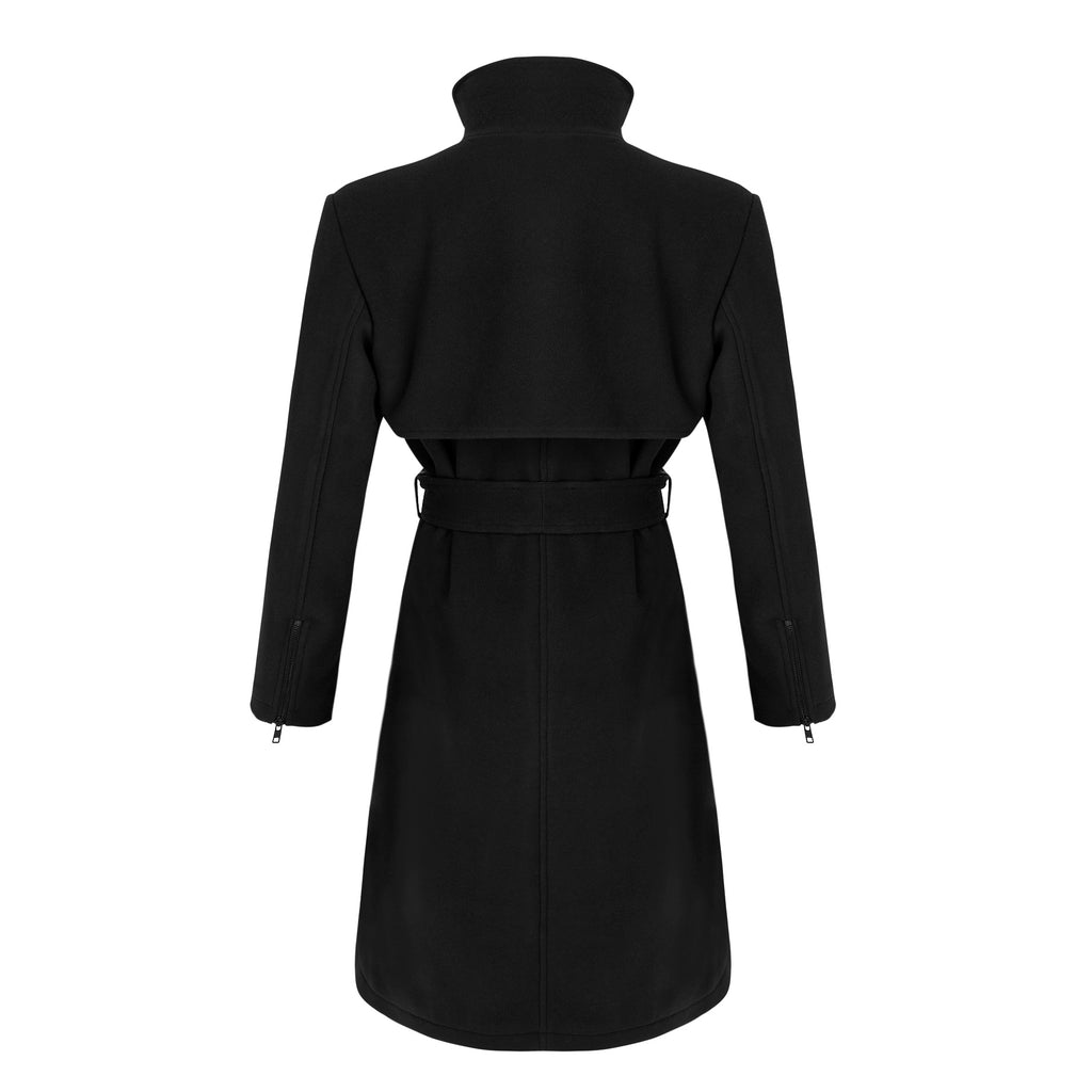 McKenna Coat - Jet Black – RAW by RAW